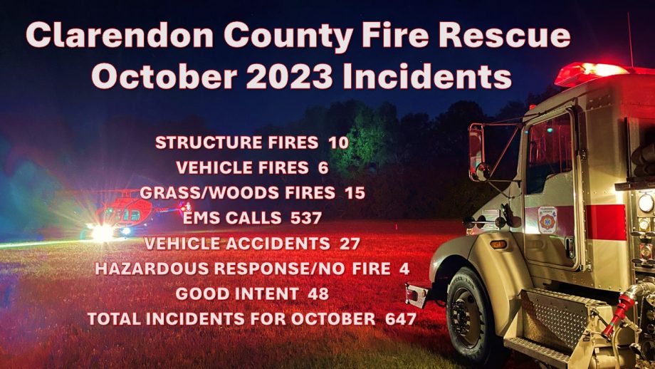 October 2023 – Clarendon County Fire Rescue